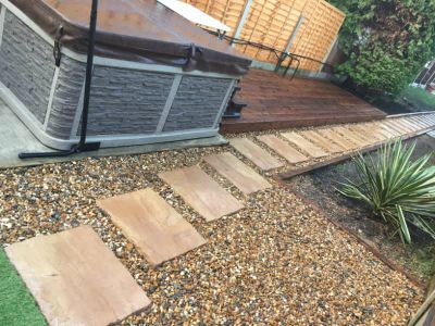 High-quality decking and and artificial grass laying in Acton, London
